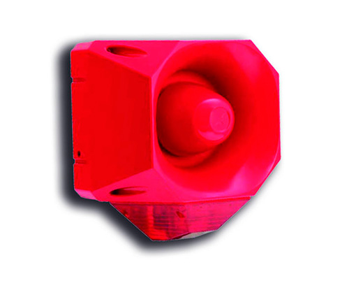Sirena con foco para uso industrial a 230Vca - Aguilera